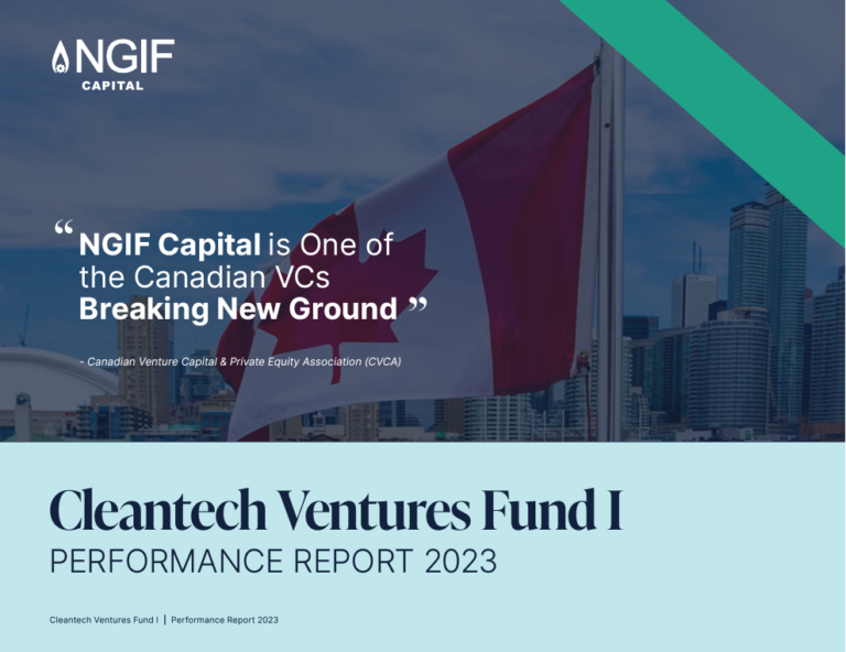 NGIF CAPITAL RELEASES CLEANTECH VENTURES FUND I PERFORMANCE REPORT FOR 2023